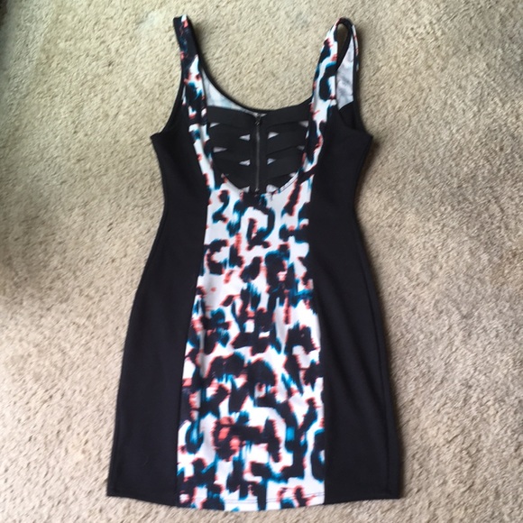 Material Girl | Dresses | Material Girl Super Dress With Leopard Print ...